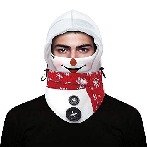 Unisex Neck Gaiter Christmas Balaclava Face Mask Adjustable Ski Mask ...