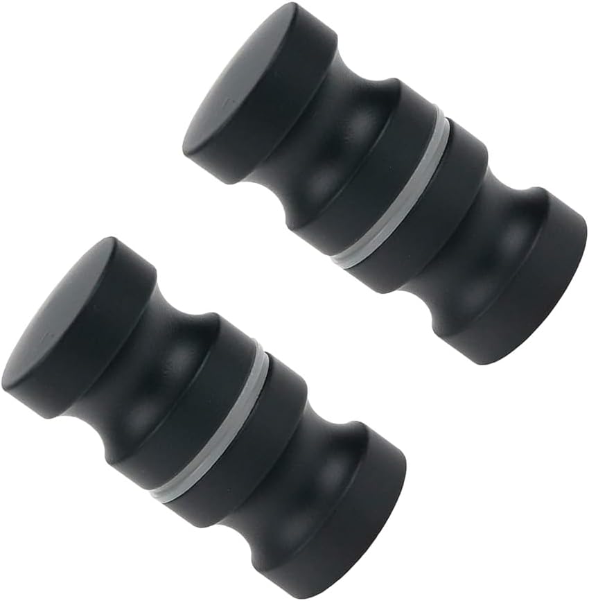 KUMGROT 1 PCS Shower Glass Door Knob Double-Sided Aluminum Alloy ...