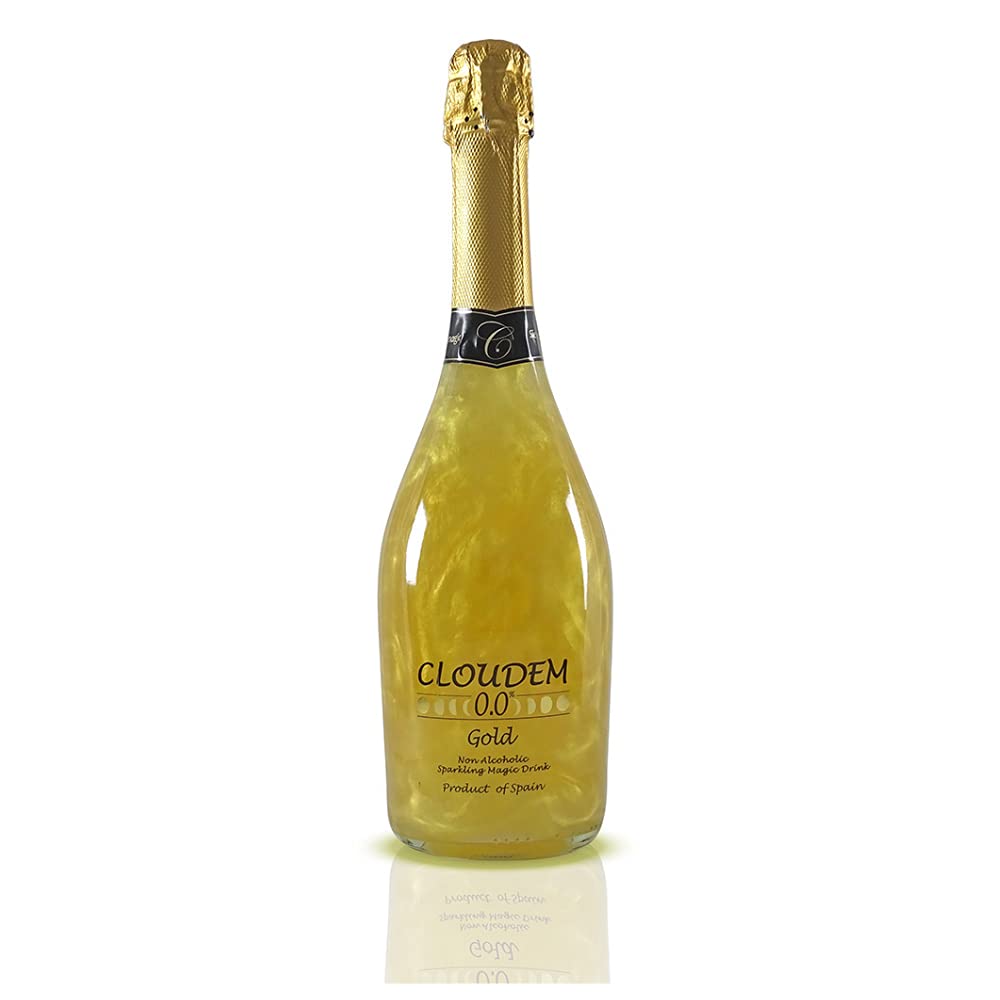 Cloudem Gold 0.0 Non Alcoholic Sparkling Magical Drink, 750ml, Imported ...