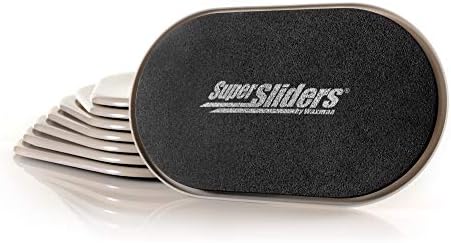 Super Sliders 3 1/2" & 7" Round Reusable Furniture Sliders for Carpet ...