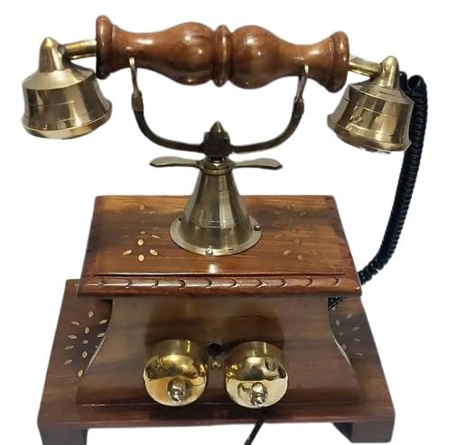 Modern Handicraft Handmade Wooden Telephone 10×7×11 inches | Antique ...