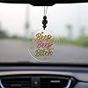 Amazon.com: Talataca Beep Beep 2D Flat Car Ornament & Wood Beads, Funny ...