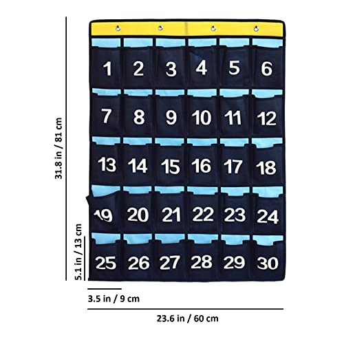 Snapklik.com : ANZORG 2 Pack Numbered Classroom Phone Organizer ...