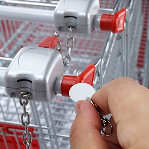 Snapklik.com : Portable Plastic Shopping Trolley Quarter Coin Tokens ...