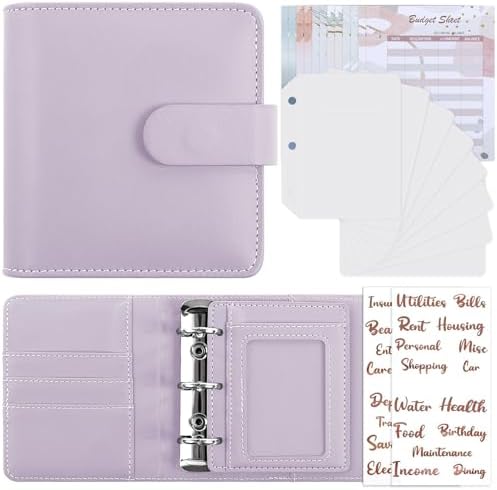 Amazon.com : SOUL MAMA Mini Binder with Cash Envelopes - Cute Daisy ...