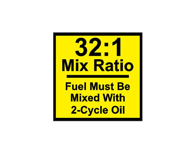 Amazon.com: Mix Ratio Chart 32:1 2-Stroke 2-Cycle Oil Fuel Chainsaw ...