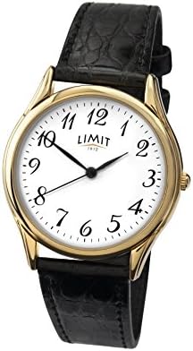 Limit Pilot Men's Quartz Watch with Black Dial Analogue Display and ...