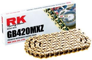 Amazon.com: RK Racing Chain GB420MXZ-116 (420 Series) Gold 116 Link ...