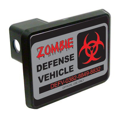 Amazon.com: Zombie Defense Vehicle 2" Tow Trailer Hitch Cover Plug ...
