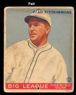1933 Goudey Baseball Card #130 Fred Fitzsimmons Fair at Amazon's Sports ...