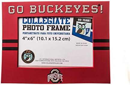 Amazon.com: Collegiate Pulse OHIO STATE BUCKEYES PVC PHOTO FRAME ...