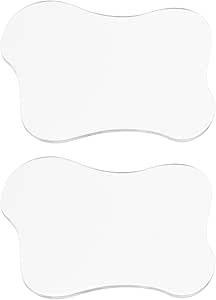 Amazon.com: uxcell 2pcs Acrylic Irregular Coasters, Clear Cloud Shape ...