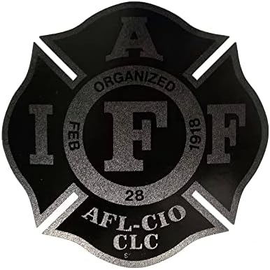 Amazon.com - 4" Original Ghost Night Reflective - IAFF Firefighter ...