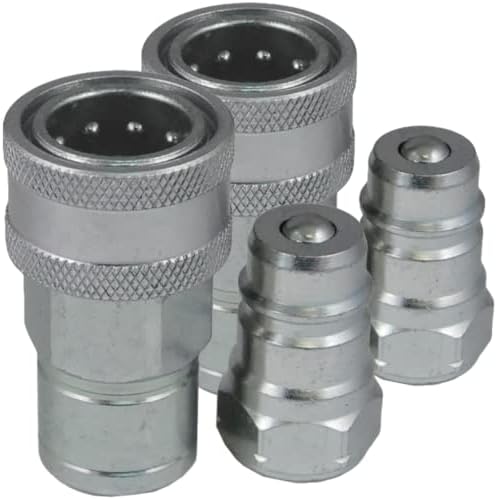 Amazon.com: 1/2" Hydraulic Ball Pioneer Style Couplers Tractor Quick ...