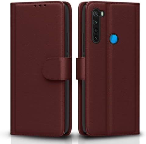 Pikkme Redmi Note 8 Flip Cover Case | Leather Finish | Wallet Stand ...