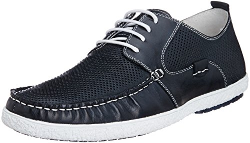 Buy Pavers England Men's Navy Leather Sneakers - 11 UK/45 EU at Amazon.in