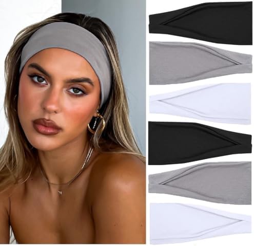 Amazon.com : Headbands for Women 16 Pack Elastic Hair Bands for Women' Hair Non Slip Soft Cloth ...