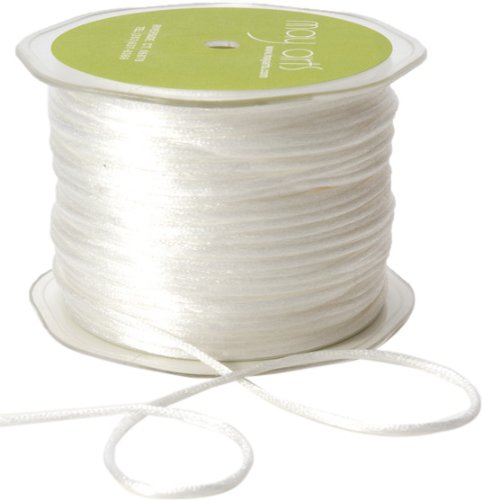 Amazon.com: May Arts Ribbon, White Satin String