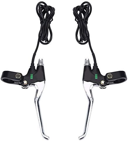 E-Bike Brake Lever with Switch, Aluminum Bike Brake Lever Handle ...