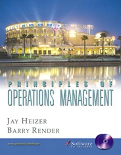 Principles of Operations Management: Heizer, Jay, Render, Barry ...