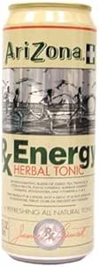 Arizona RX Energy Herbal Tonic 23 FL OZ (695ml) - 12 Cans : Amazon.co ...