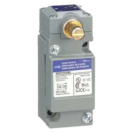 Heavy Duty Limit Switch, No Lever, Rotary, 2NC/2NO, 10A @ 600V AC ...