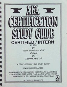 AFA certification study guide: Certified/intern: Blombach, John D ...