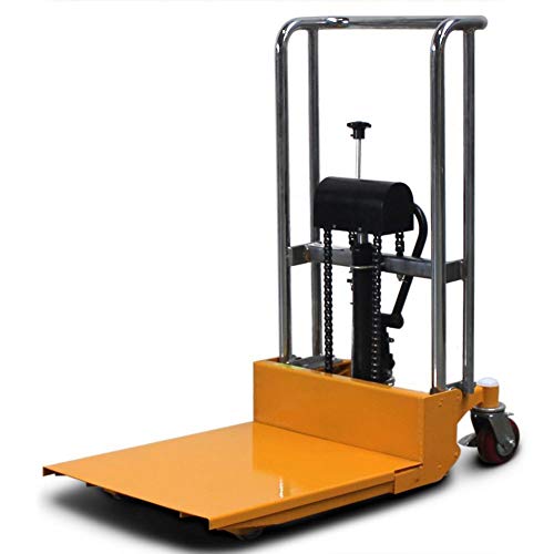 Fahrbarer Hubtisch mit Gabeln und Plattform, Mini-Stapler, 400 kg, 0,85 ...