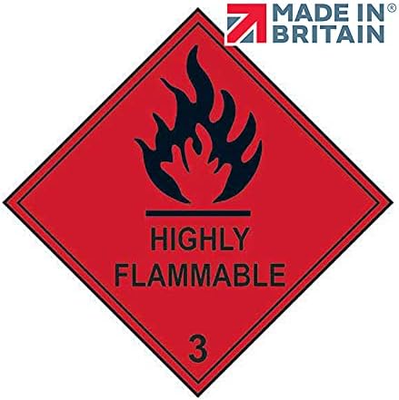 Centurion RS4153.10 Highly Flammable Class 3 Label – Hazardous ...