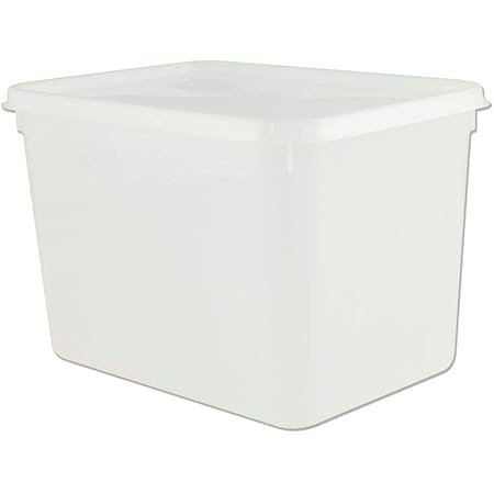 4 Litre Rectangular Ice Cream Container/Food Storage Container (40 ...