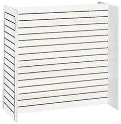 Amazon.com: SSWBasics 24 x 48 x 48 inch White Slatwall Gondola with ...