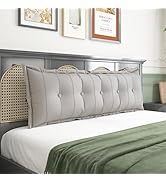 Amazon.com: Daneey Large Headboard Pillow King Soft Daybed Pillows ...