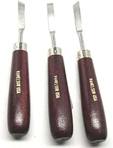 Amazon.com: 3pc Dog Leg Chisels Wood Carving Relief Cabinet Pattern ...