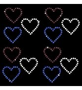 Amazon.com: FINGERINSPIRE 6 Sheets Iron on Crystal Transfers Applique ...