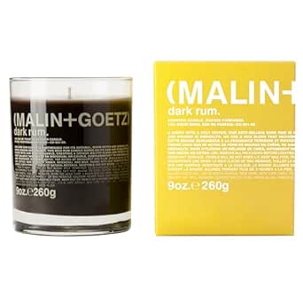 Malin + Goetz Dark Rum Candle ââ‚¬â€œ Dark & Spicy Aroma Fragrance ...