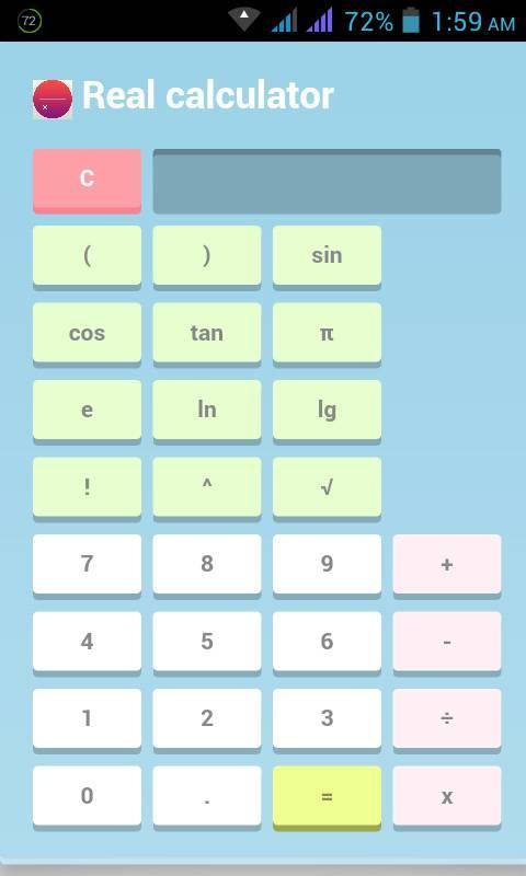Real calculator:Amazon.com:Appstore for Android