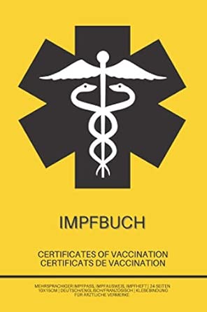 Impfbuch: mehrsprachiger Impfpass, Impfausweis, Impfheft | 24 Seiten ...