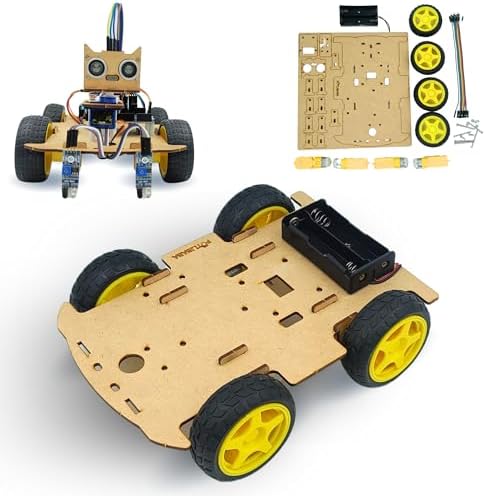 PotliBABA DIY 2WD Line Follower, Robotics Kits, Science Kits for All ...