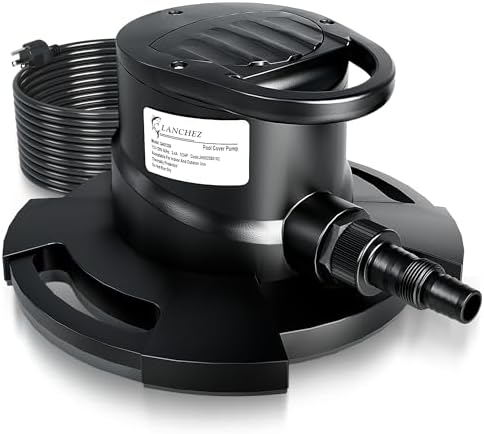 Amazon.com: LANCHEZ 1/2HP Automatic Swimming Pool Cover Pump ...