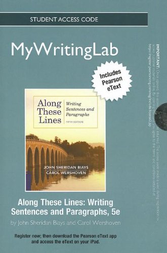 Amazon.com: Along These Lines + MyWritingLab Pearson eText Access Code ...