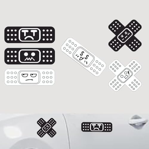 Amazon.com - Car Bandage Decal,Funny Bandaid Sticker Waterproof Bandage ...