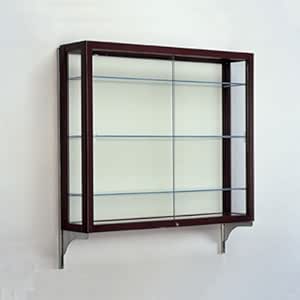 Amazon.com: Heirloom Series 894 Wall-Mounted Wood Frame Display Case ...