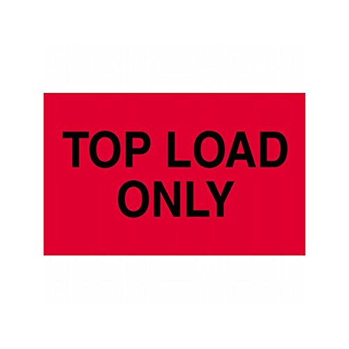 Amazon.com: Box Packaging "Top Load Only" Labels, 3" x 5" 500 Per Roll ...