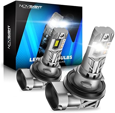 NOVSIGHT H11 LED Headlight Bulb - 90W 30000LM H9 H8 Headlight Bulb ...