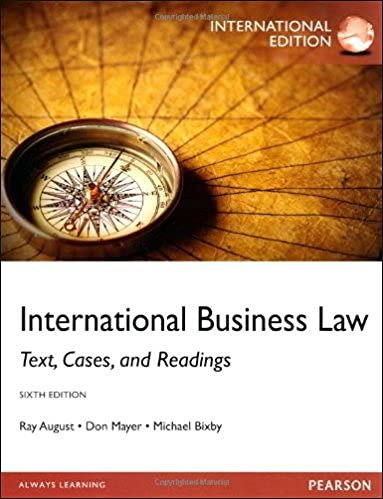 International Business Law (3rd Edition): unknown author: Amazon.com: Books