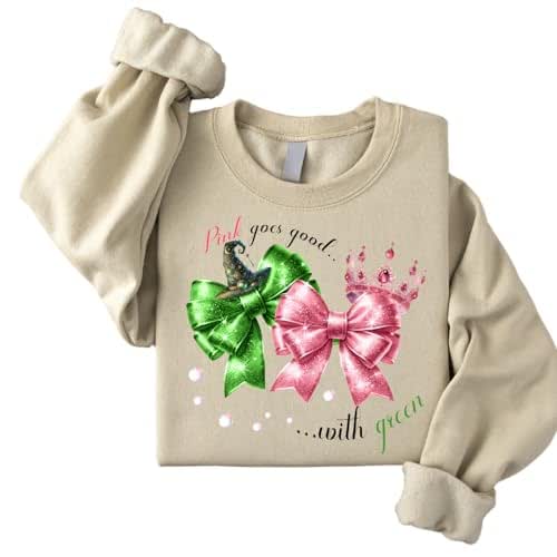 Amazon.com: Wicked Pink Goes Good Sweatshirt, Defy Gravity Sweatshirt ...