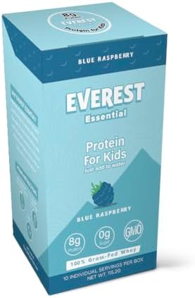 Amazon.com: Everest Essential, Kid's Clear Whey Protein Powder (Blue ...
