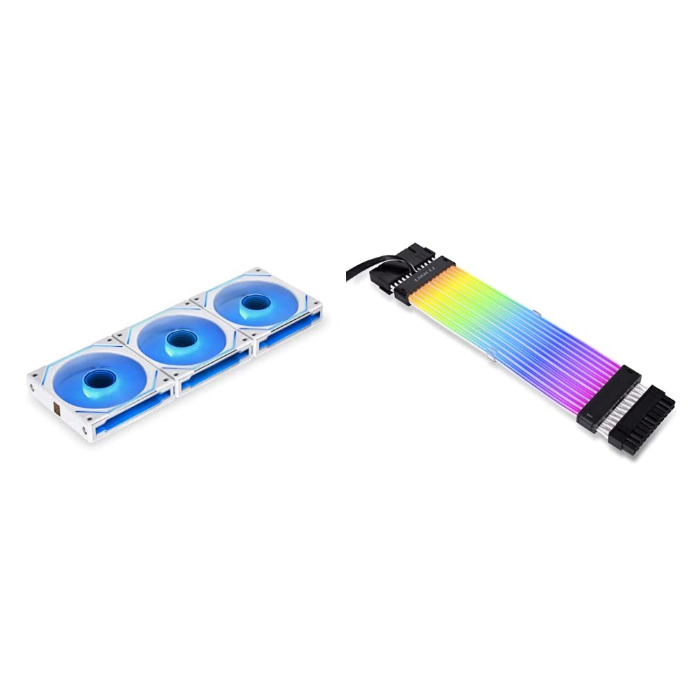 Amazon.com: Lian Li UNI FAN SL-INFINITY 120 RGB Triple Pack White with ...