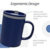 Amazon.com | Copco Iconic 16oz Double Wall Insulated Desk Mug with Lid ...