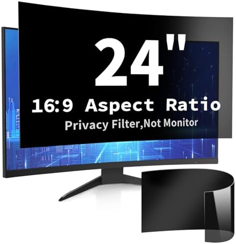 PYS Magnetic Laptop Privacy Screen 16 Inch 16:10 Ratio - Computer ...